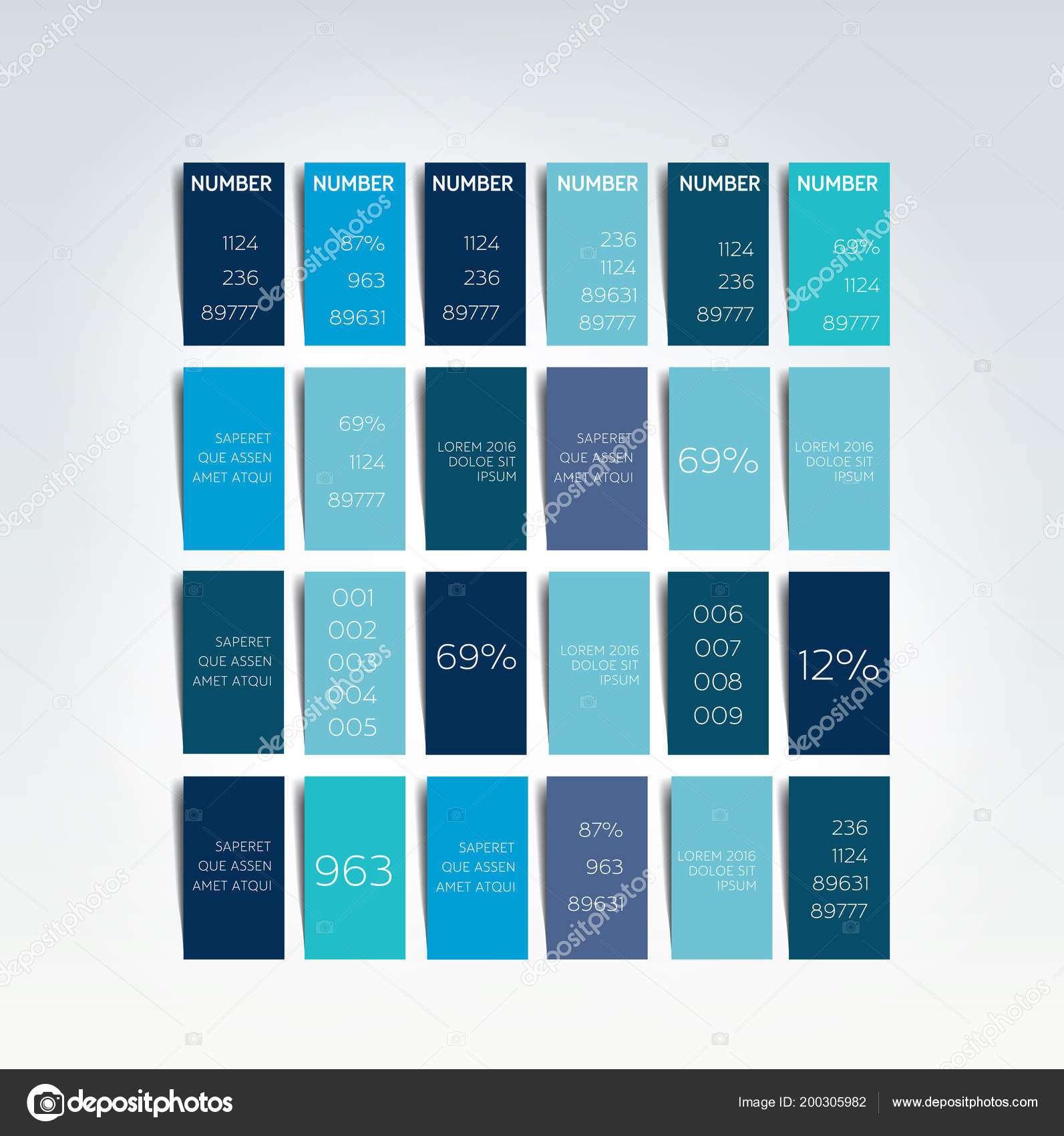 Table Schedule Planner Infographic Stock Vector Image by ©Kubko #200305982