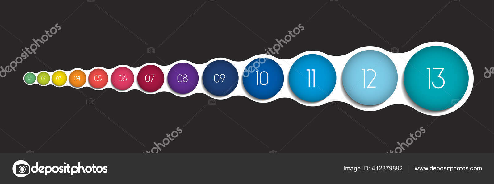 Tidslinje Diagram Tabell Schema Mall Infografik — stockvektor av ©Kubko ...