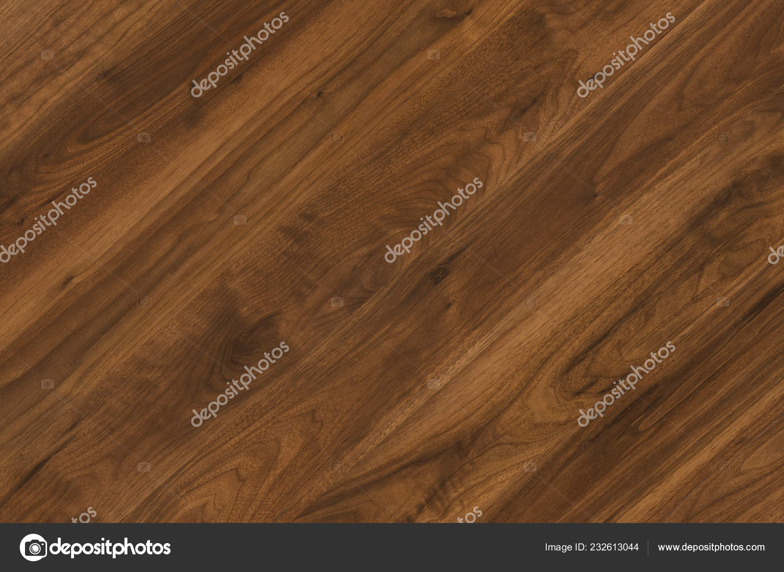 Dark Brown Walnut Timber Tree Wooden Surface Structure Texture ...
