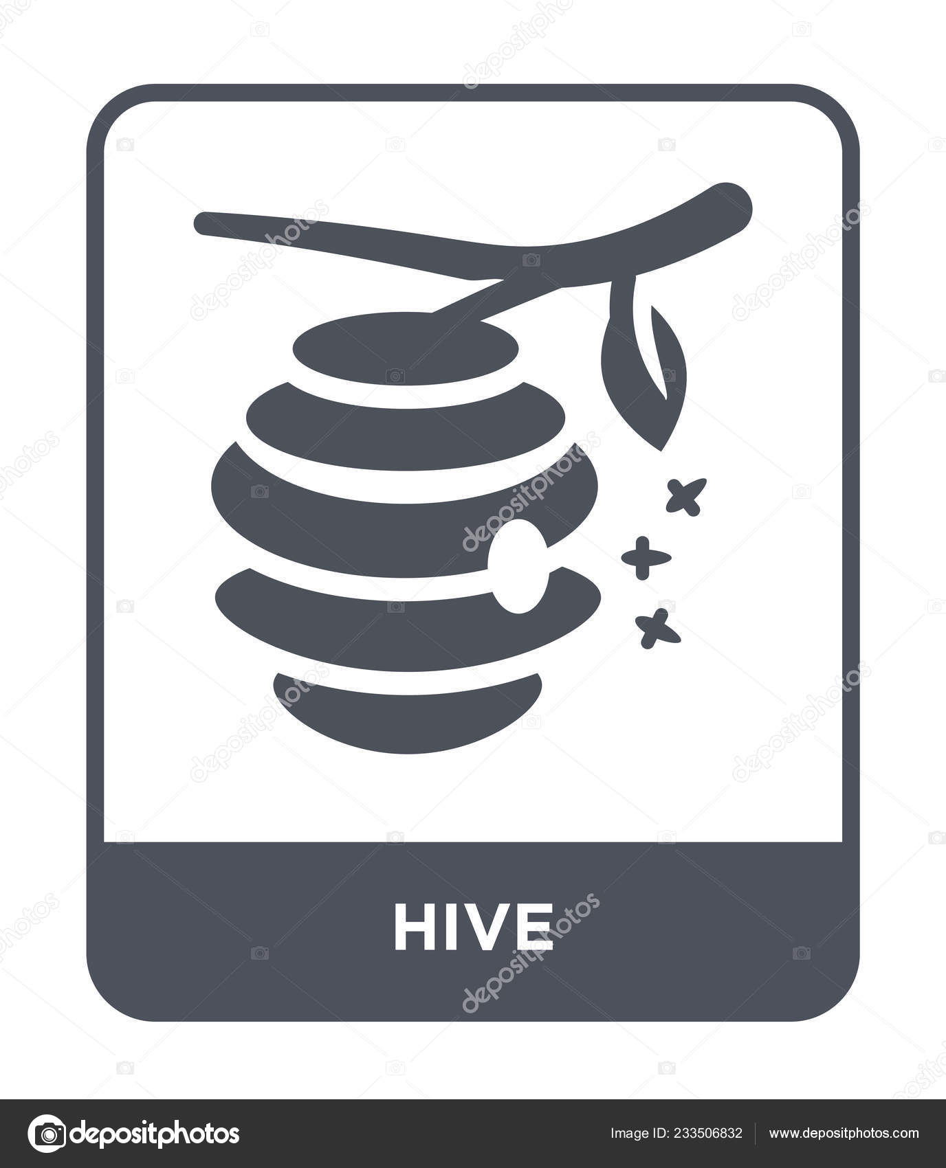 Hive Icon Trendy Design Style Hive Icon Isolated White Background Stock ...