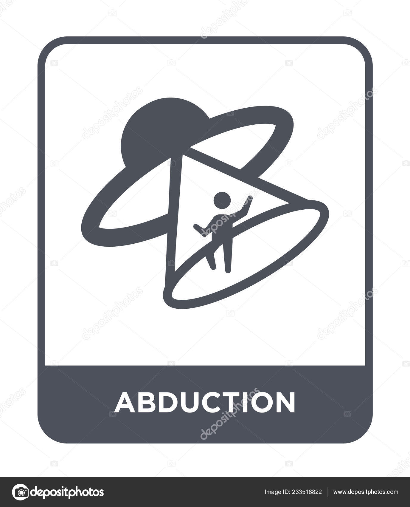 Abduction Icon Trendy Design Style Abduction Icon Isolated White ...