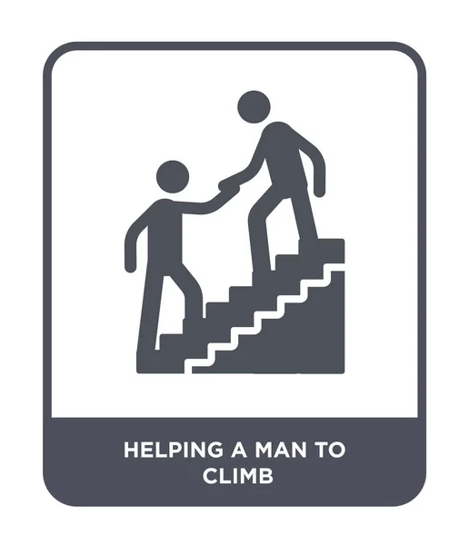 Man climbing up icon Stock Vector Image by ©Howcolour #96272818