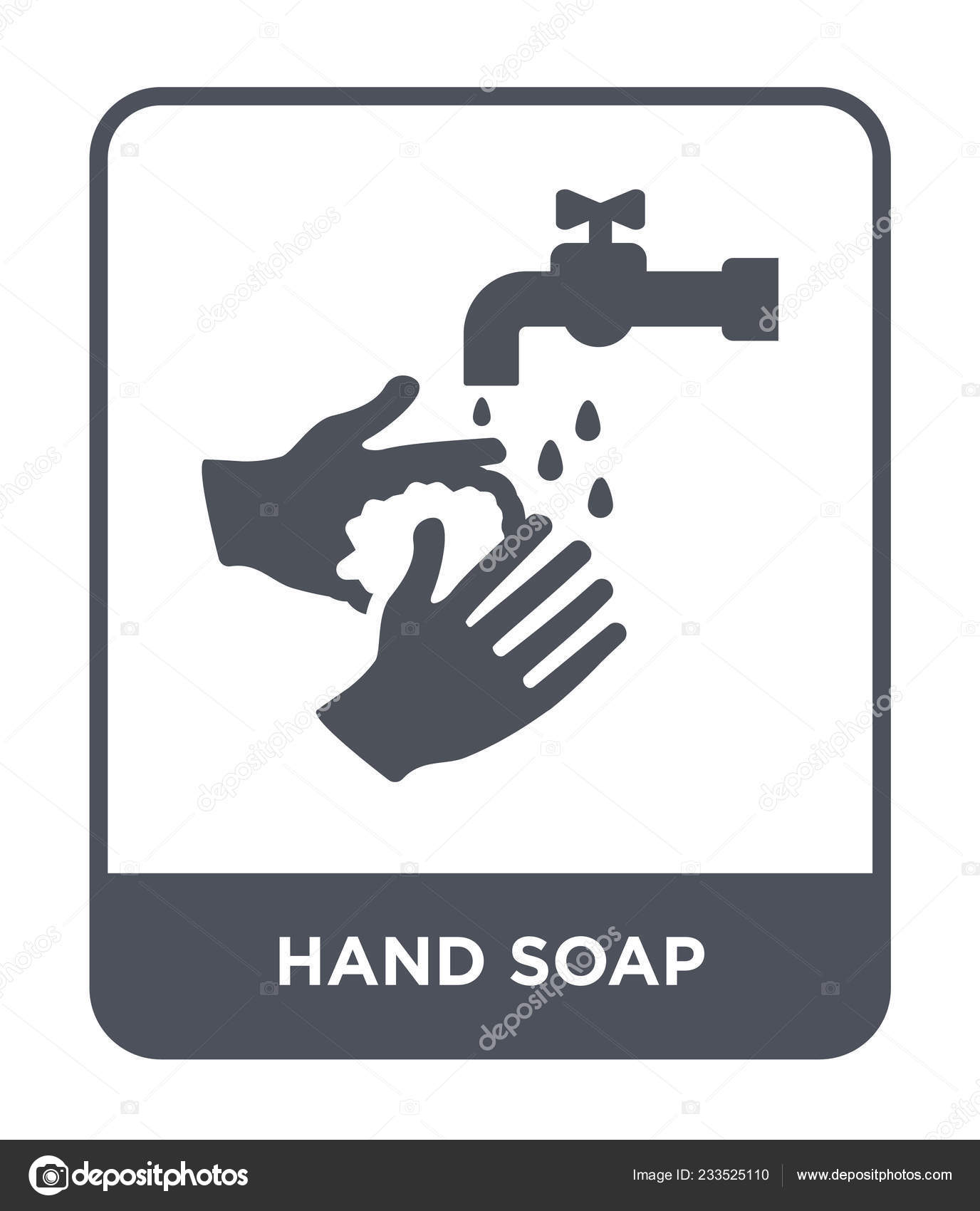 Hand Soap Icon Trendy Design Style Hand Soap Icon Isolated Stock Vector ...