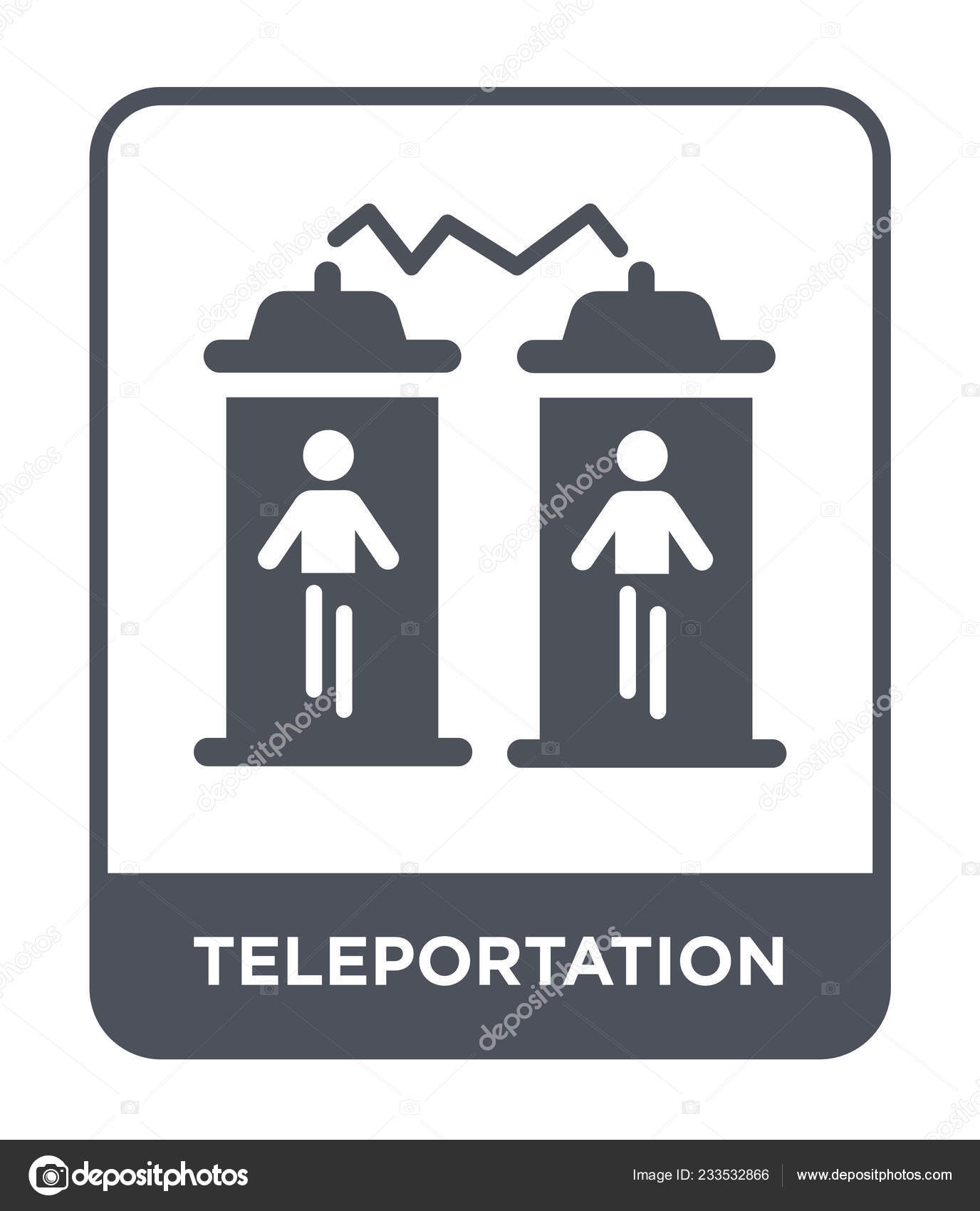 Teleportation Icon Trendy Design Style Teleportation Icon Isolated ...