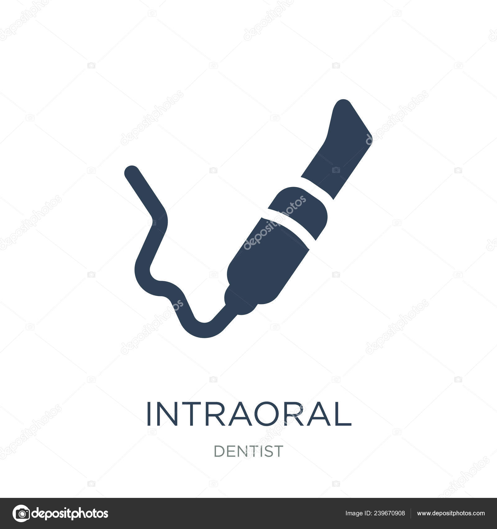 Intraoral Icon Vector White Background Intraoral Trendy Filled Icons ...