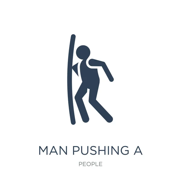 Man pushing icon Stock Vectors, Royalty Free Man pushing icon ...