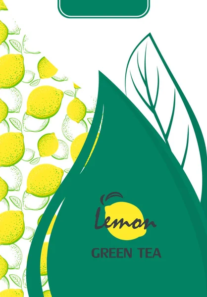 Packing template design of Lemon. Illustration lemon vertical banners ...