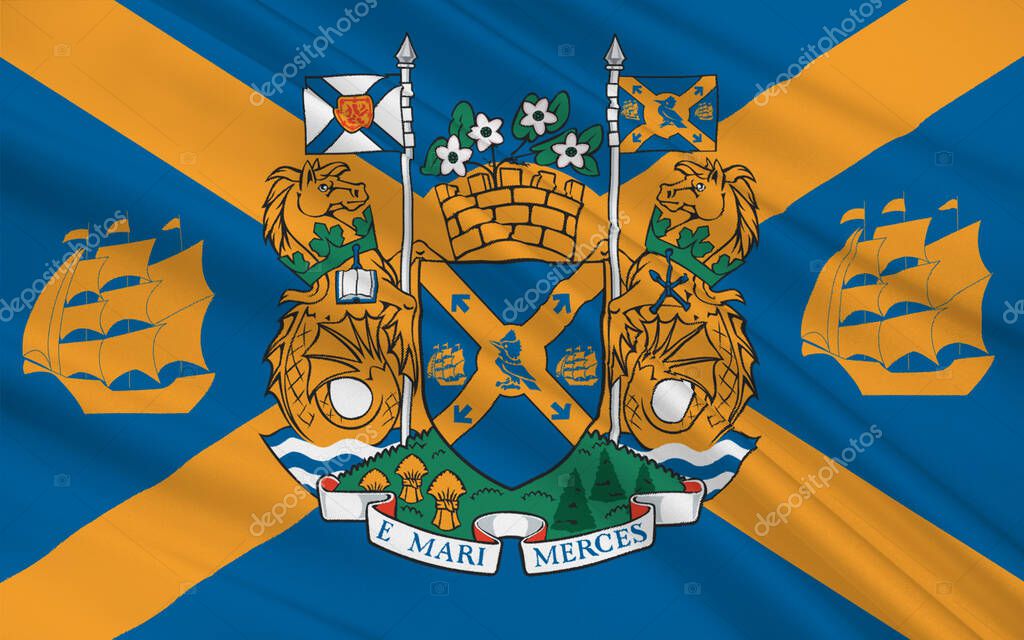 Bandera de Halifax legalmente conocida como el Municipio Regional de ...