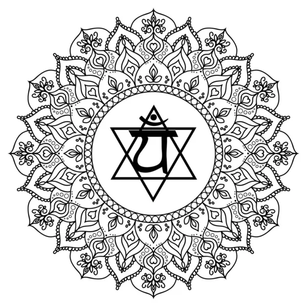 Heart Chakra Mandala Coloring Pages Sketch Coloring Page