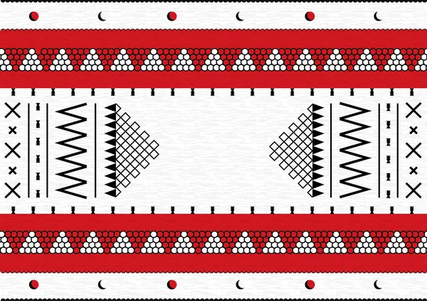 Traditional Folk Sadu Arabian Hand Weaving Pattern — Stock Photo ...