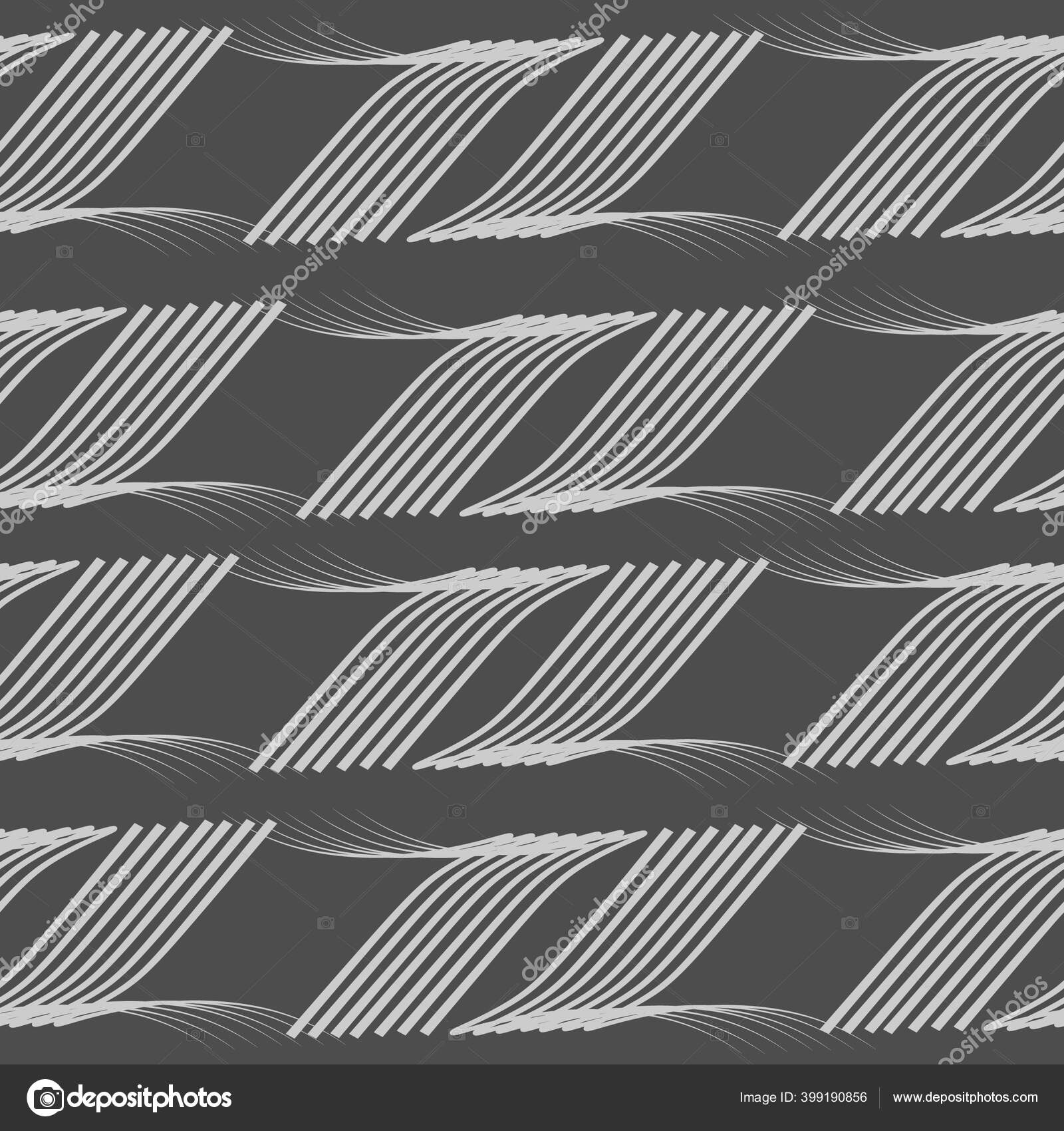 Grey Abstract Elements Seamless Fabric Pattern — Stock Vector © Mahzuza ...