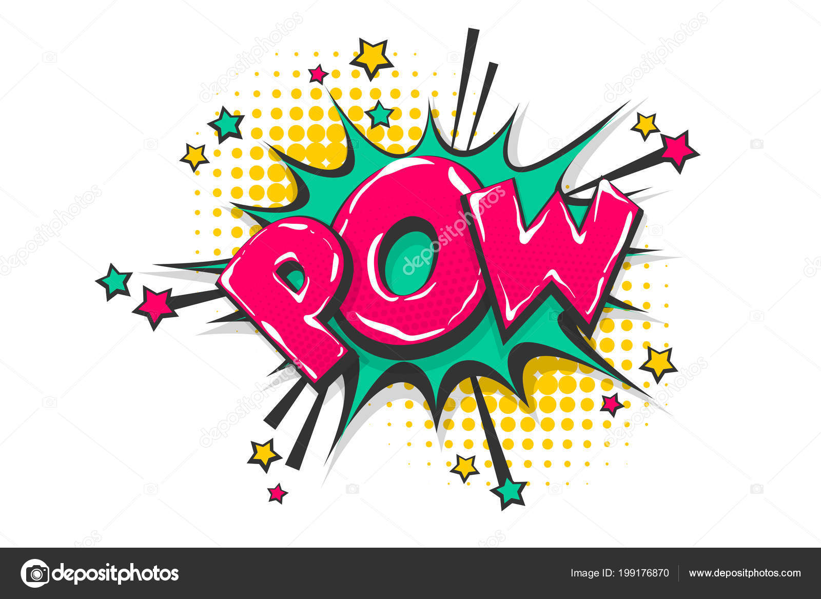 Comic Book Lettering Pow