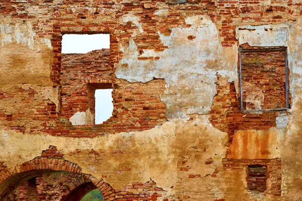 Brick walls of ruins closeup - Stock Image - Everypixel