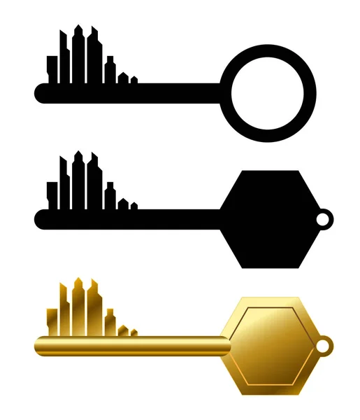 100,000 Golden keys Vector Images | Depositphotos