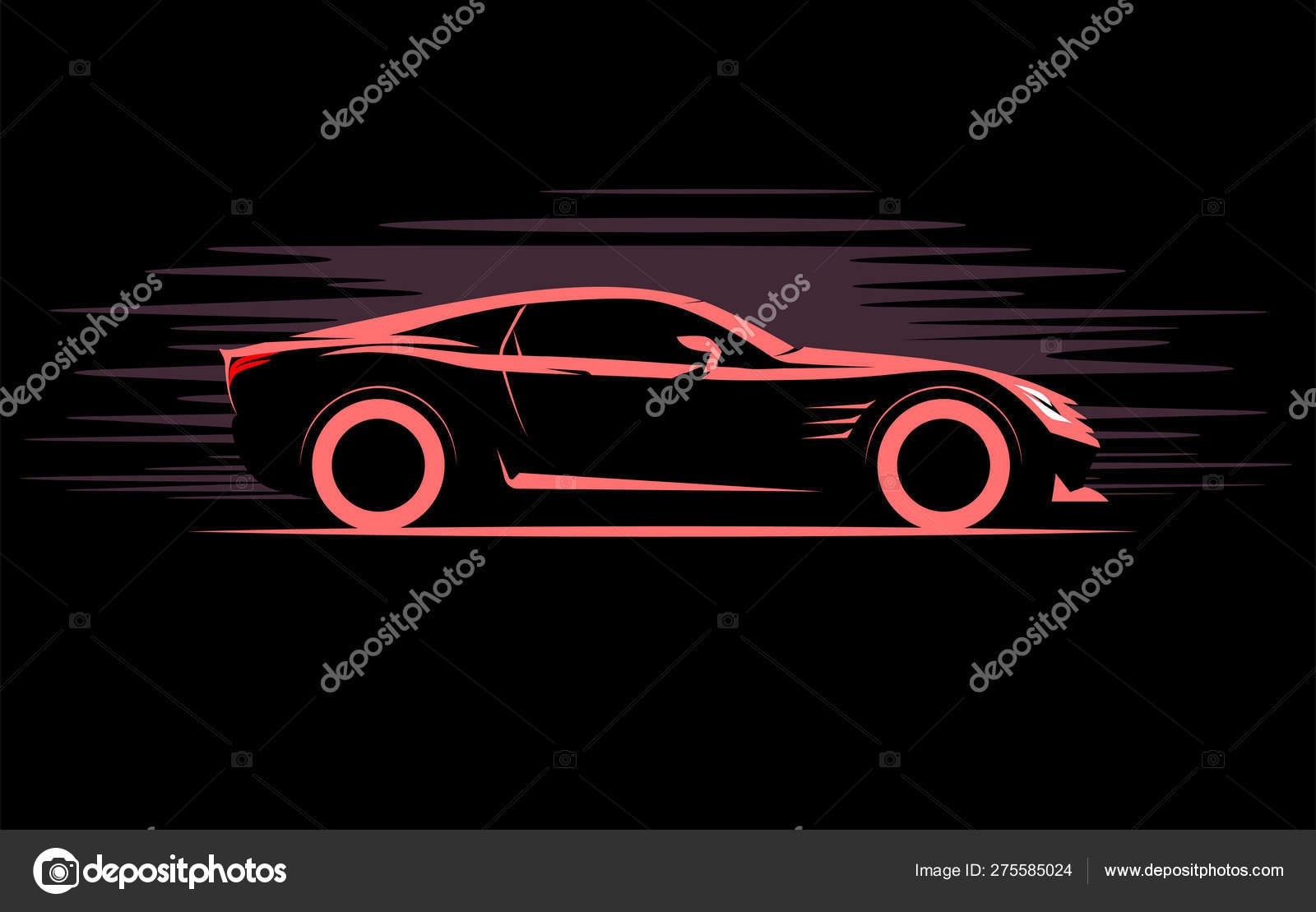 Simple Sports Car Drawing
