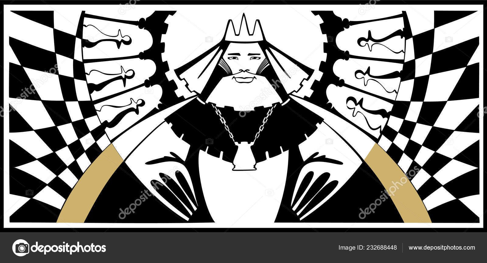 Abstract Art Chess Figure Stock Vector Image by ©chereptaha #232688448