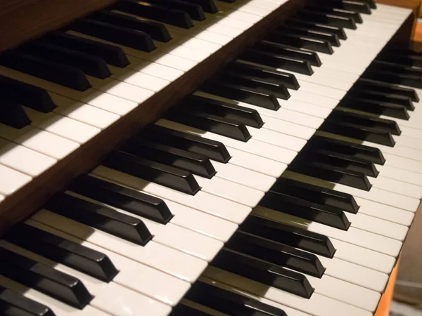 Simple Triple Pipe Organ Instrument Keyboard Three Organ Keyboards ...