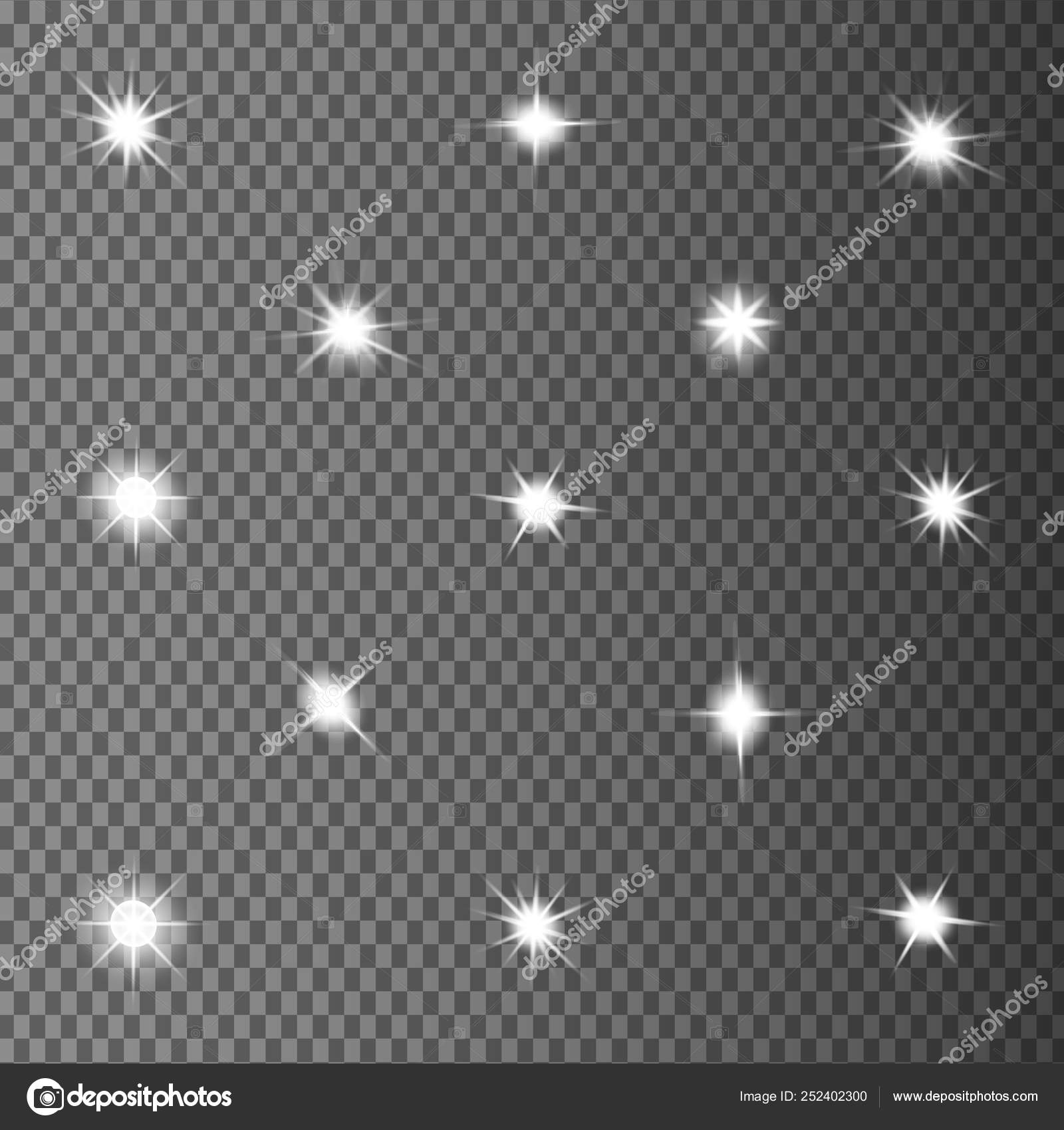 Glow isolated white light effect, Stock Vector by ©Victoria2507 252402300