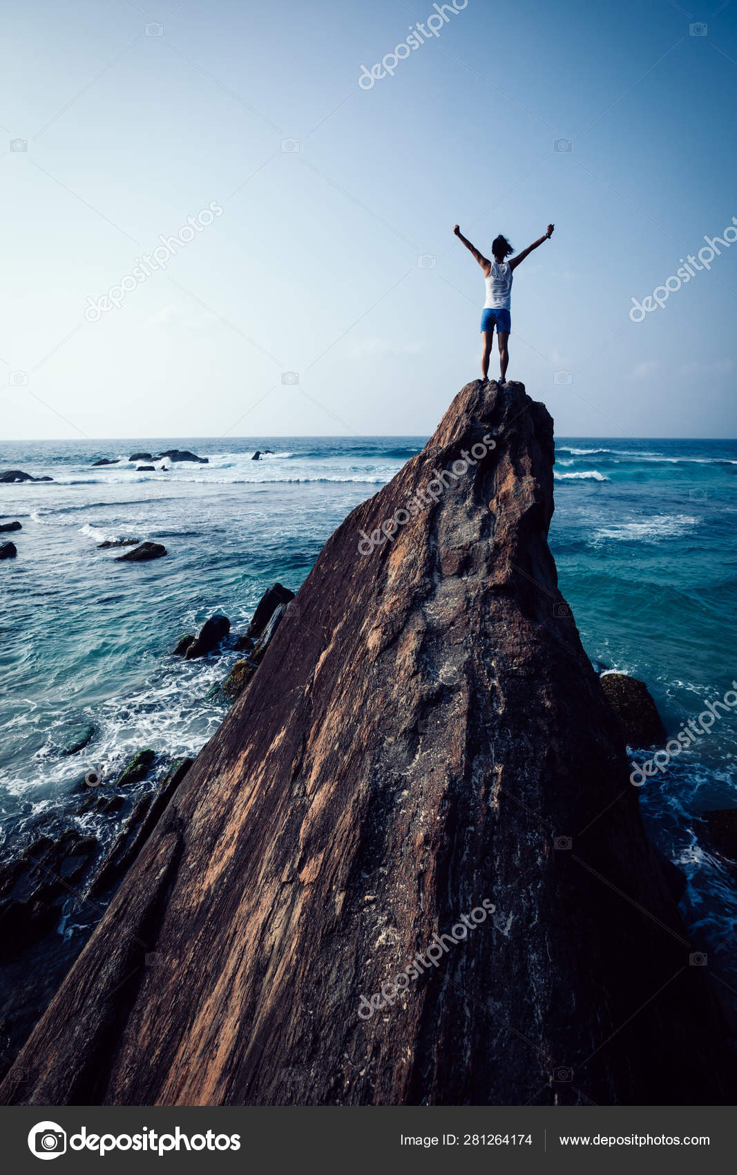 Cliff Edge Looking Up