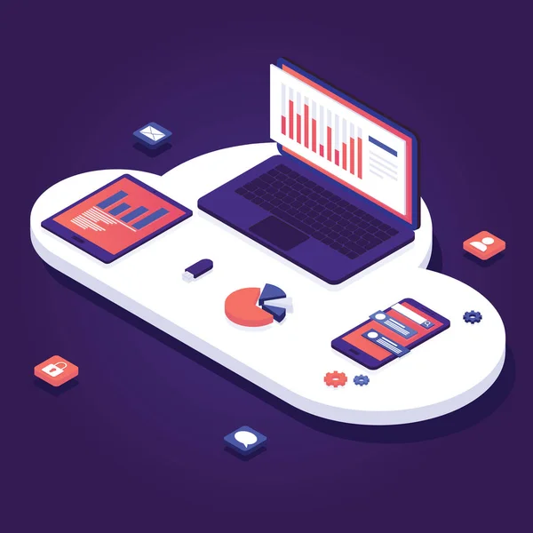 Web and coding. Cross platform banner. Empty screen laptop, tablet and ...