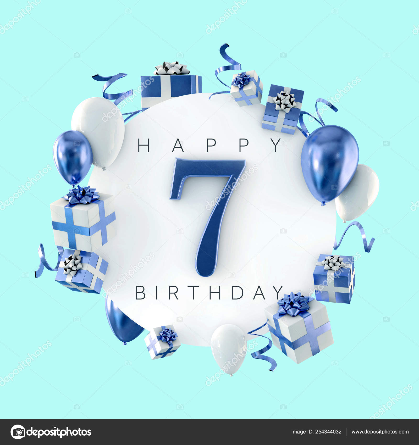 Happy 7th Birthday Boy