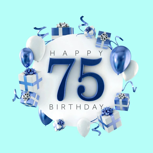 Happy 75th birthday Stock Photos, Royalty Free Happy 75th birthday ...