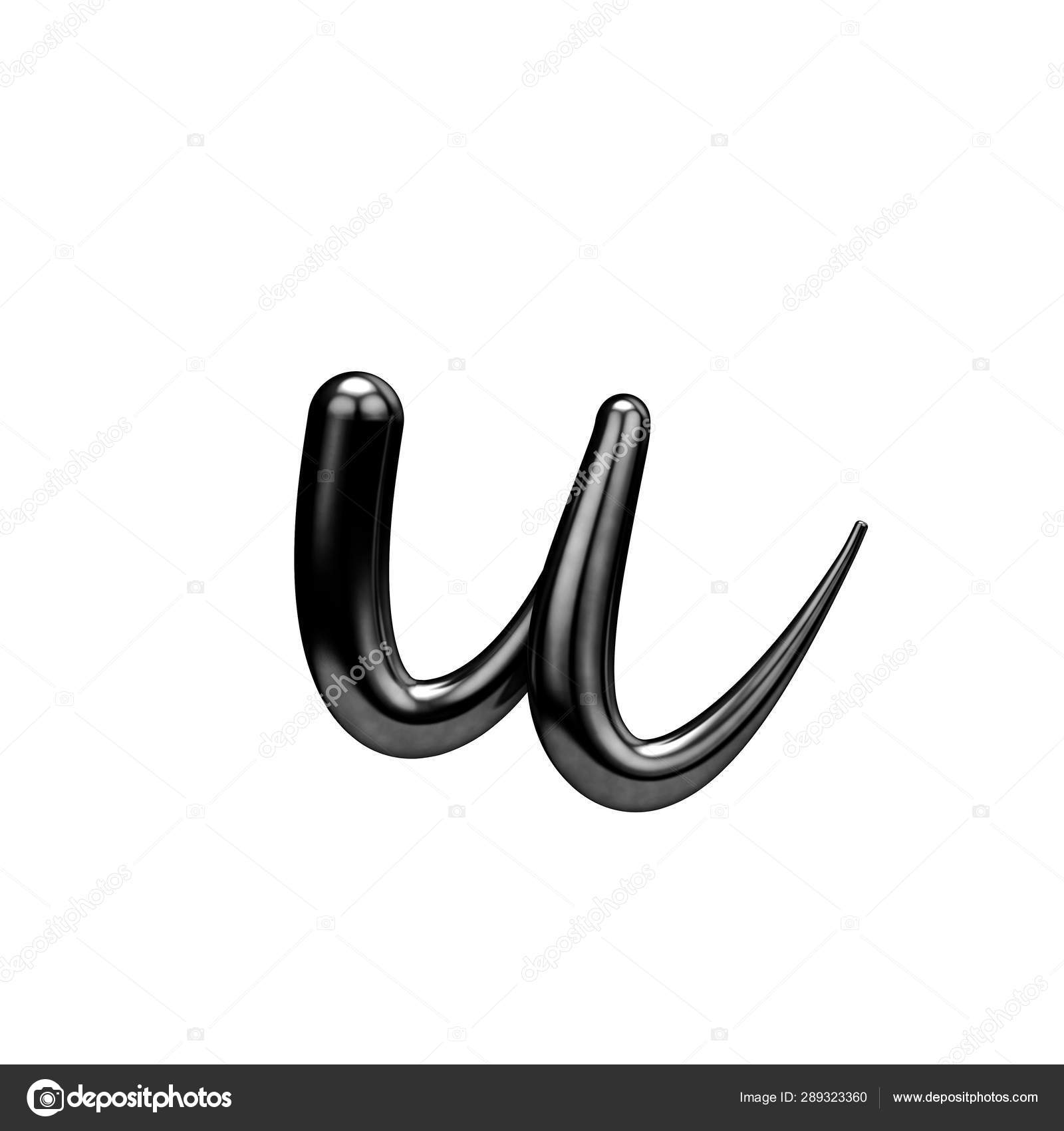 Script Letter U