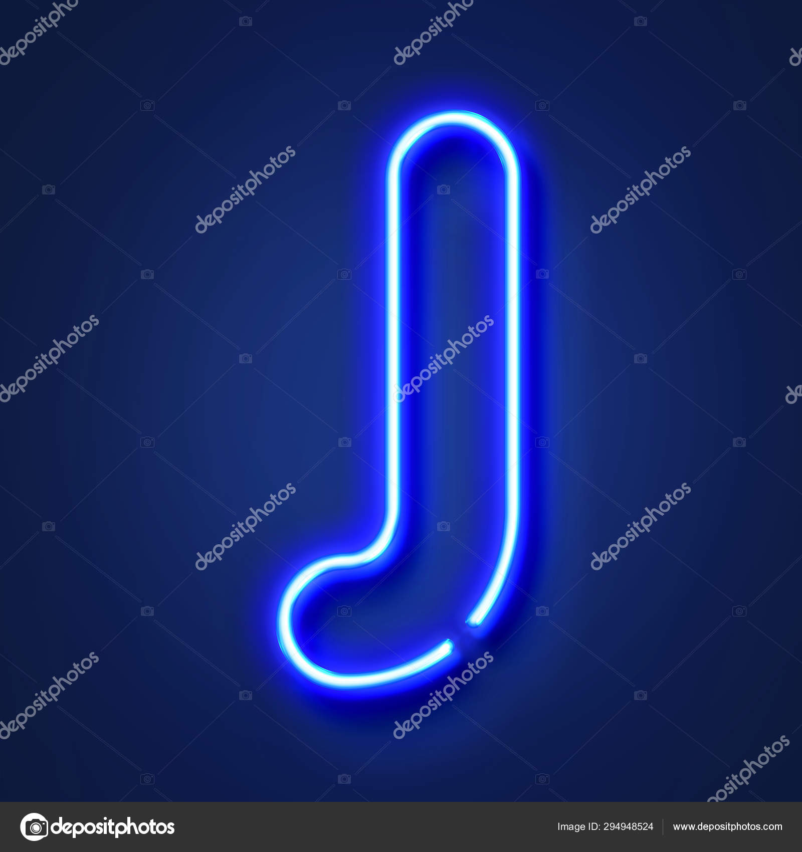 Blue Letter J