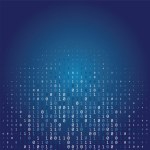 Binary code digital technology background made with zeros and on Stock ...