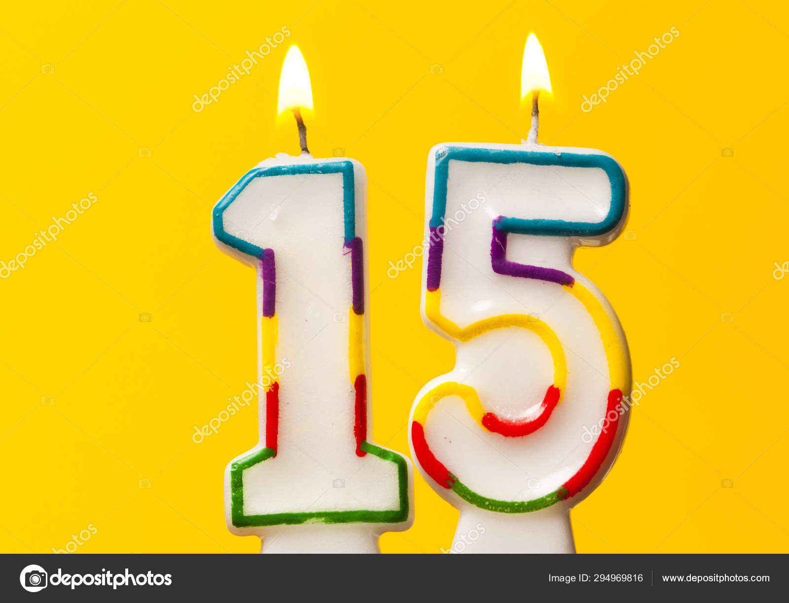 Number 15 Birthday