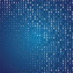 Binary code digital technology background made with zeros and on Stock ...