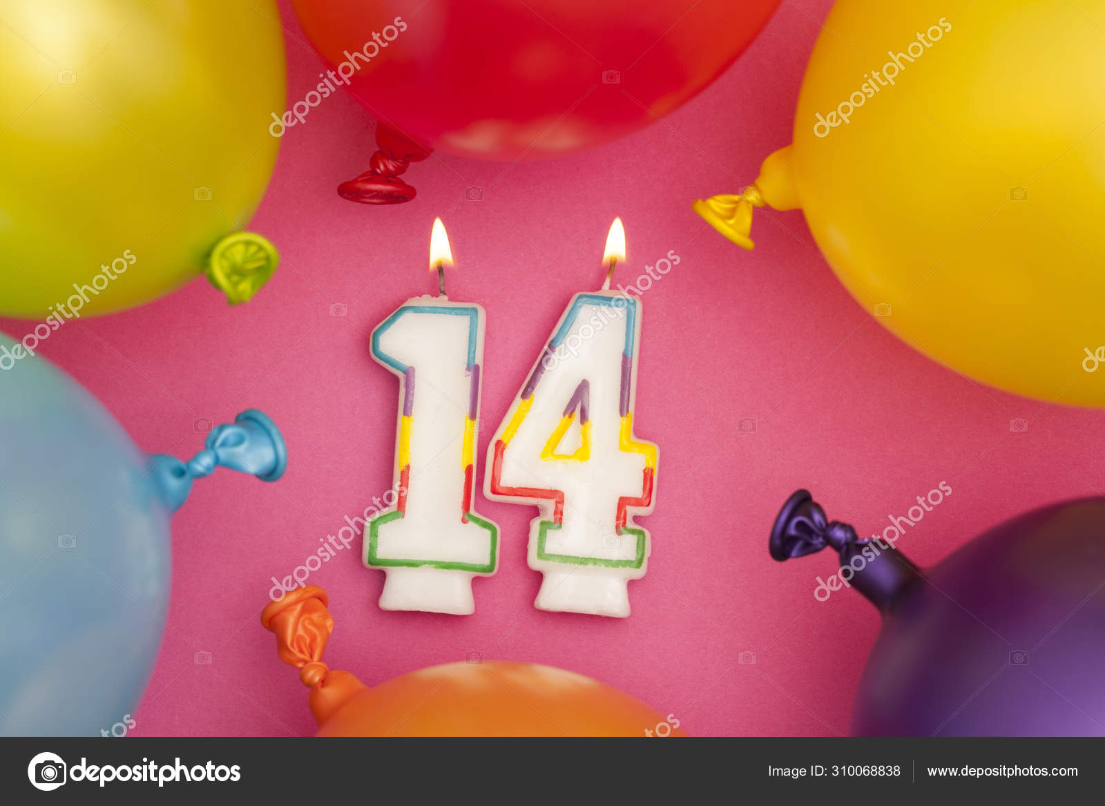 Number 14 Birthday