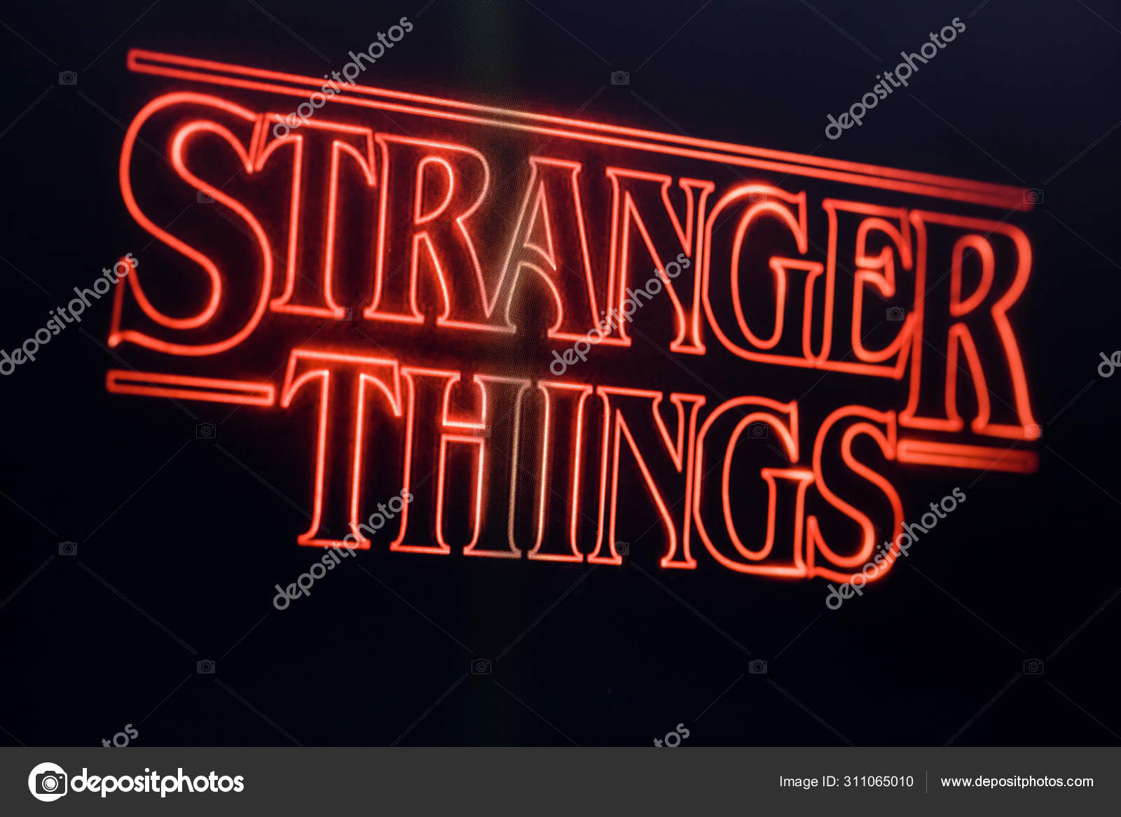 LONDON, UK - OCTOBER 26th 2017: Stranger things title logo photo ...