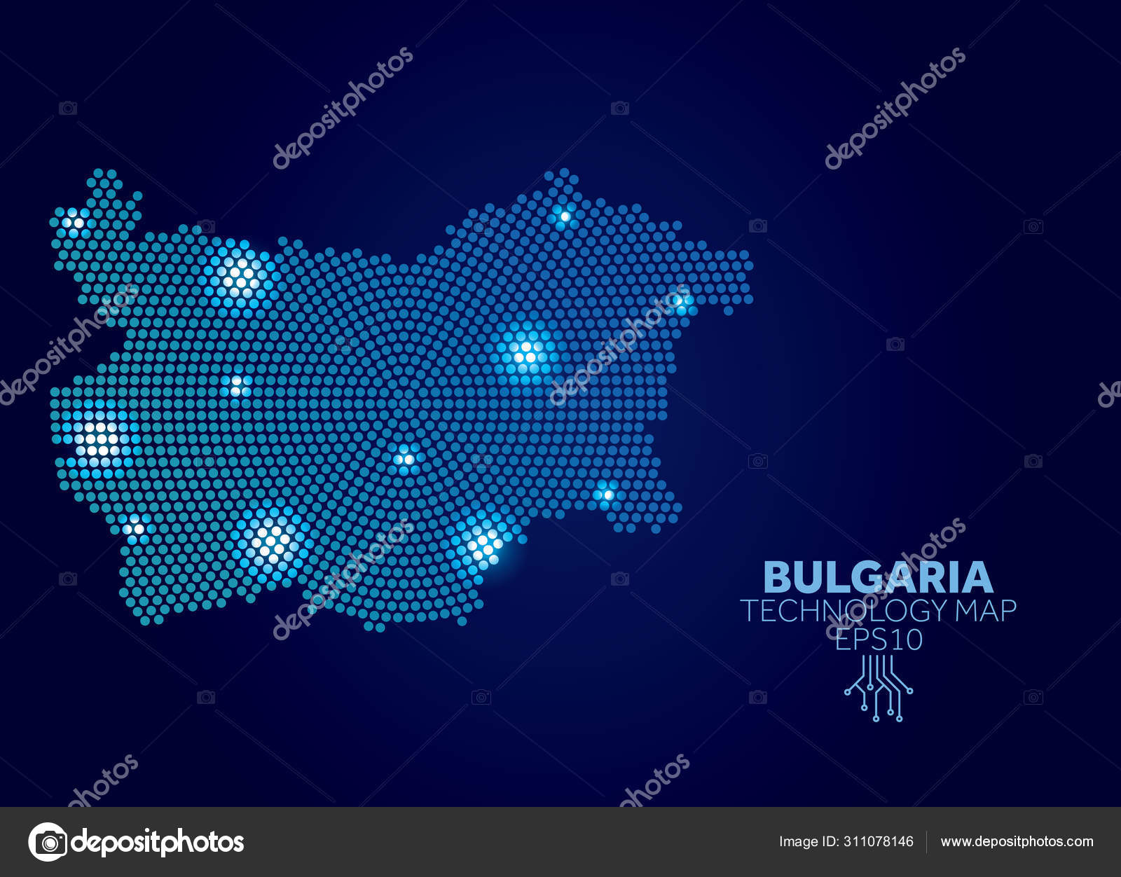 Modern National Map Vector Illustration Stock Vector by ...