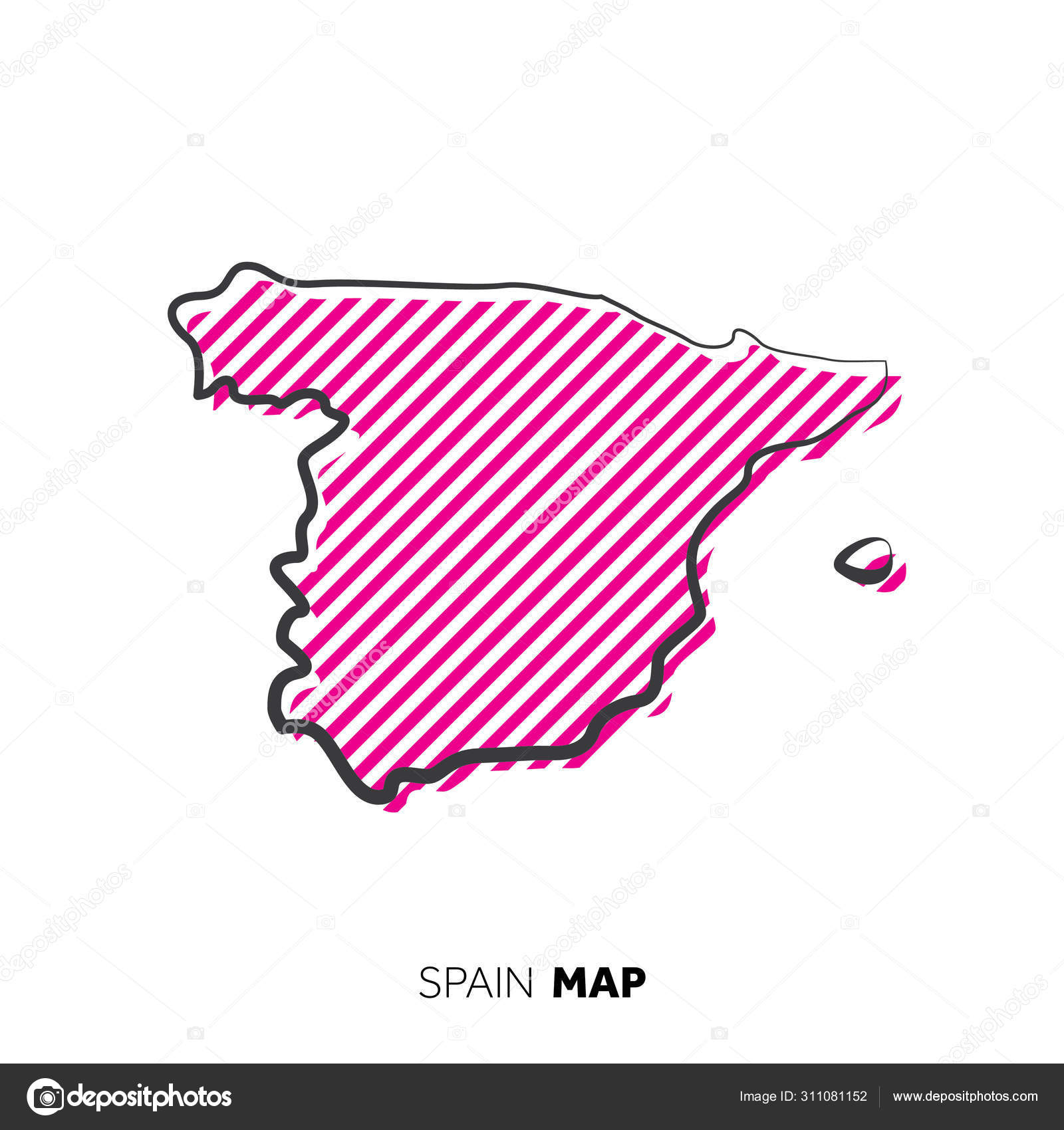 Illustration Country Flag Symbol Map Stock Vector Image by ...