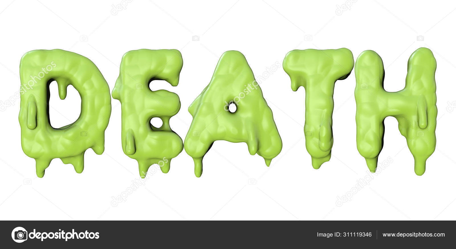 Toxic Ooze Word Art