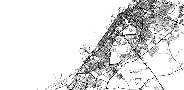 Dubai map Vector Images | Depositphotos