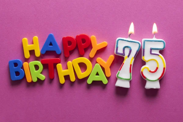 Happy 75th birthday Stock Photos, Royalty Free Happy 75th birthday ...