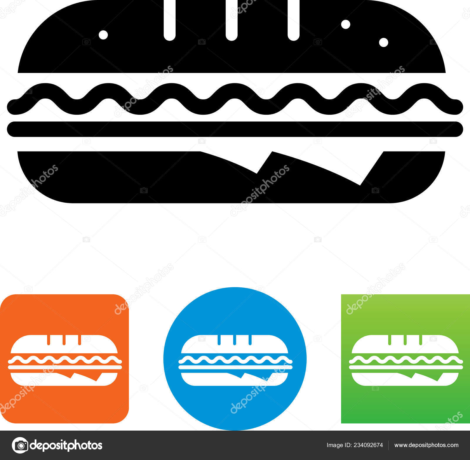 Sub Sandwich Icon