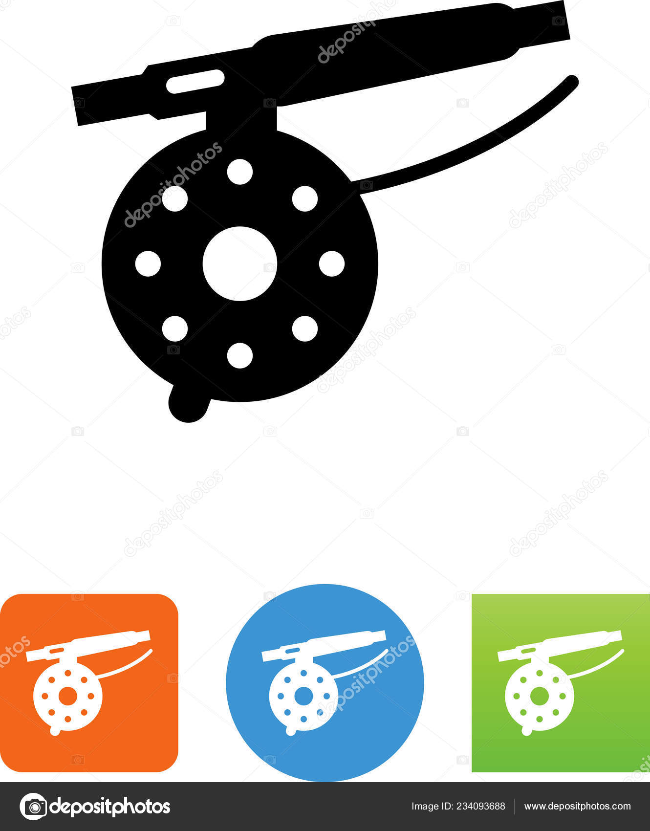 Fly Fishing Reel Logo
