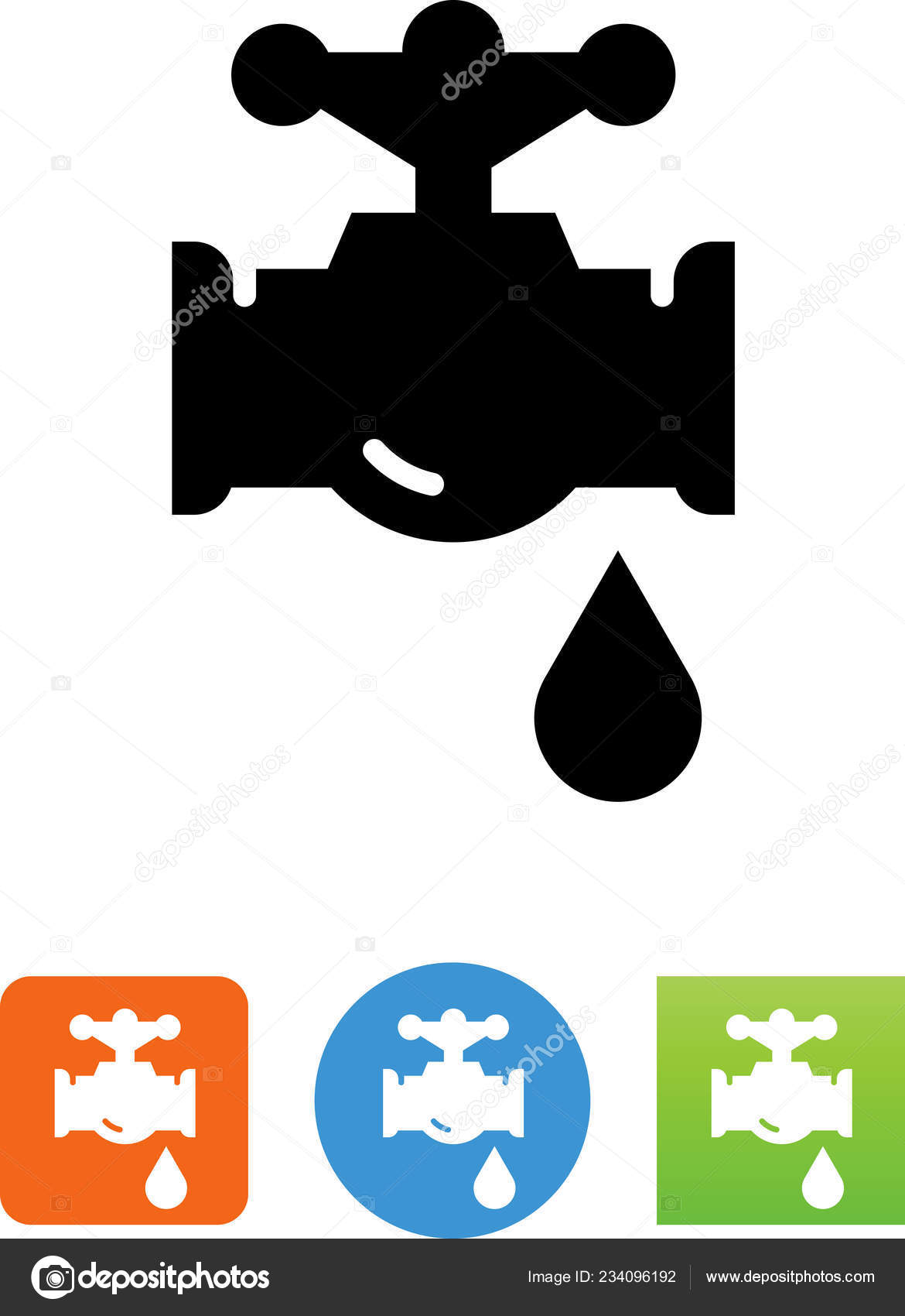 Water Valve Icon