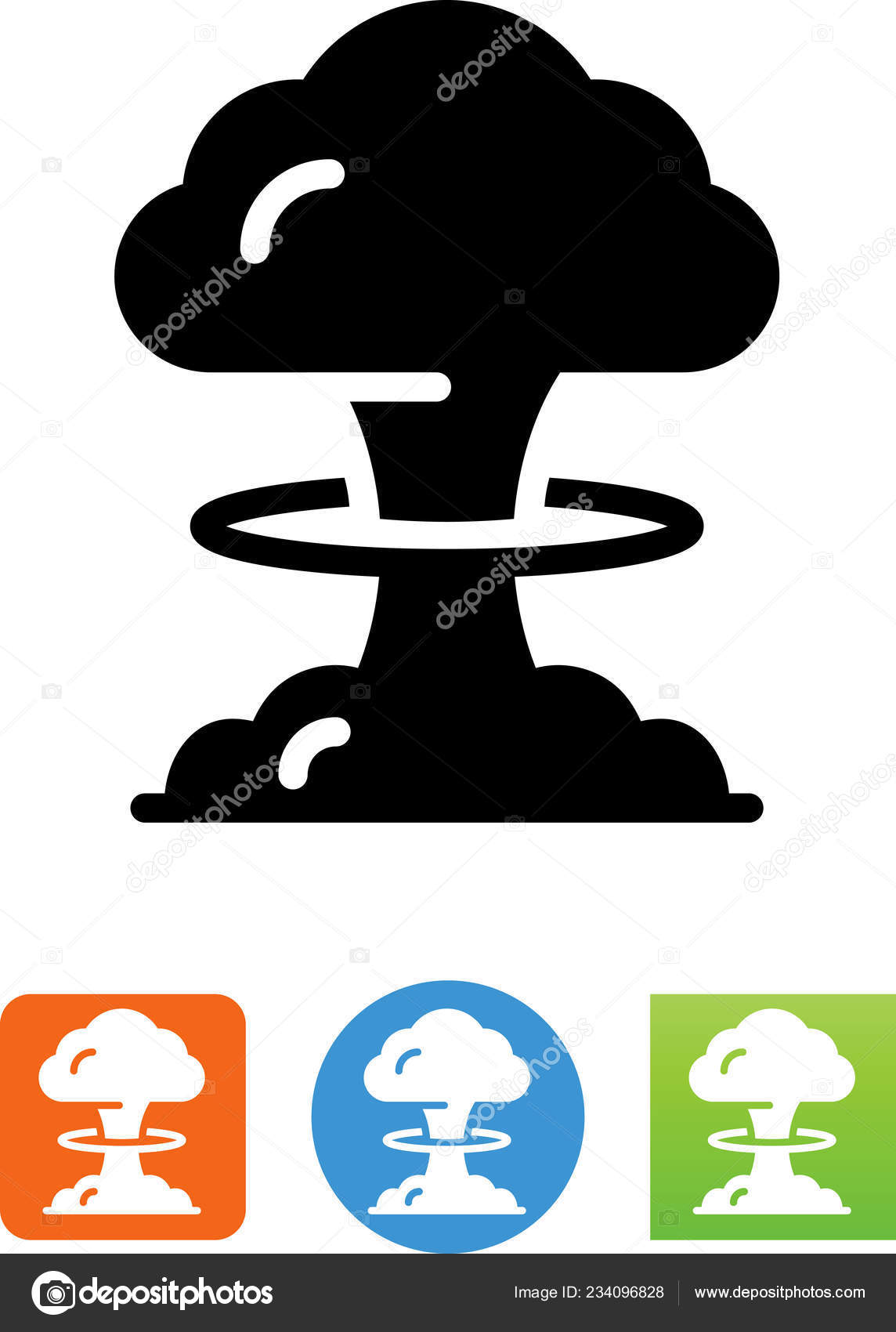Mushroom Cloud Vector