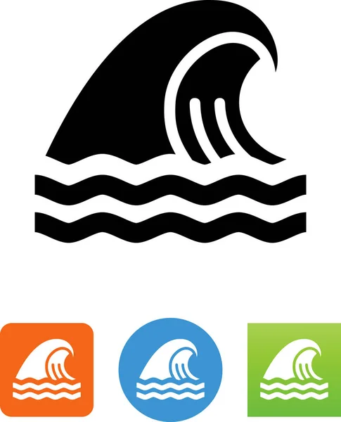 Tidal wave vector Vector Art Stock Images | Depositphotos