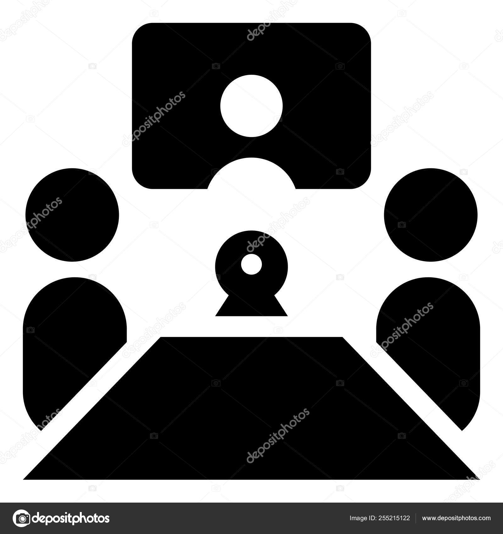 Video Conference Room Icon