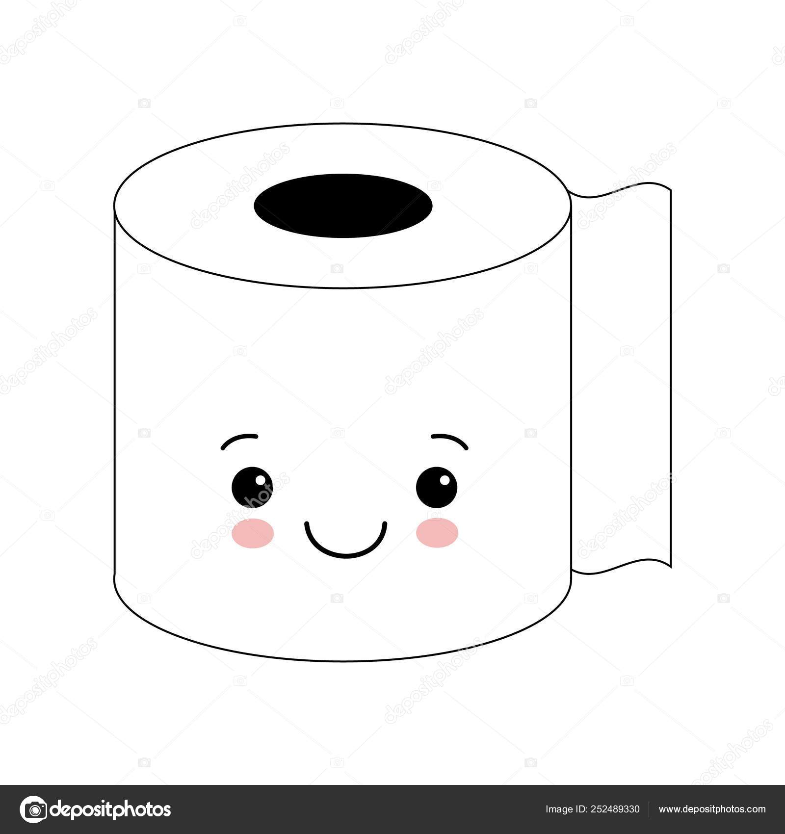 Toilet Paper Cartoon