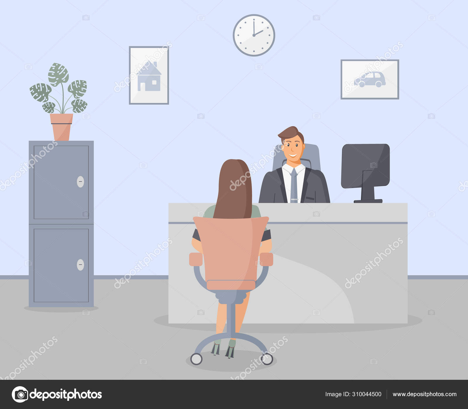 Bank Officer Clipart