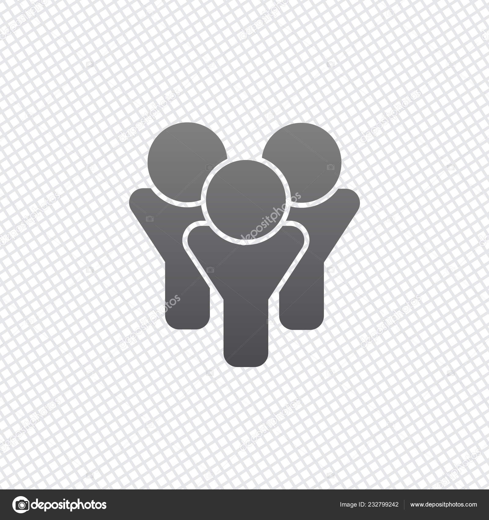 Team Group Icon Grid Background Stock Vector by ©fokas.pokas 232799242