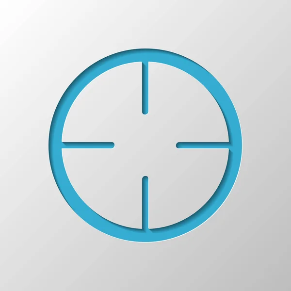 Simple Target Icon Colorful Logo Concept Simple Shadow White Different ...