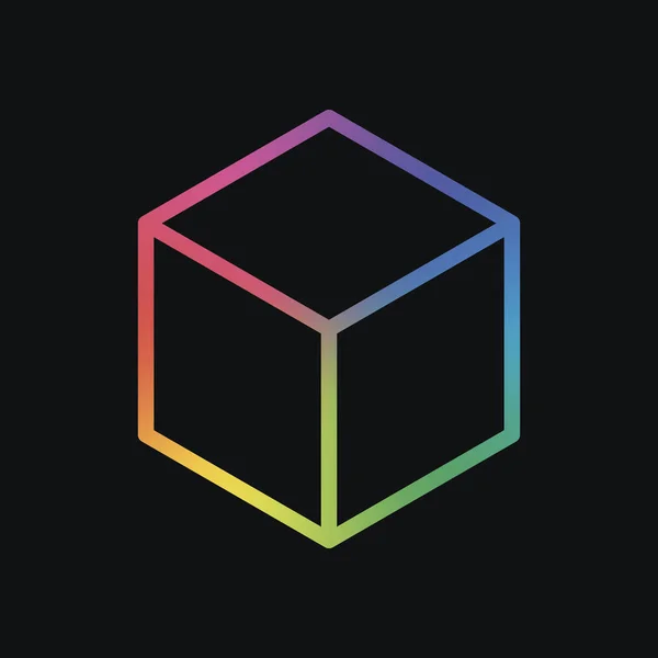 Cube Eight Blocks Icon Rubik Ice Pieces Black Symbol Transparent ...