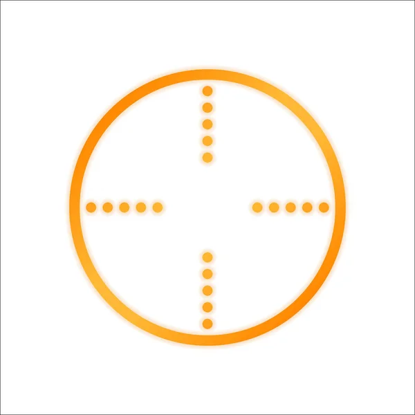 Simple Target Icon Colorful Logo Concept Simple Shadow White Different ...